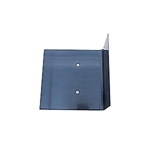 MARSHALLTOWN Blue Steel Step Tool, Nose Tool, 6 x 6 x 3 Inch Blade Size, 1/2 Inch Radius, 90-Degree Angle, Resilient DuraSoft Handle, Prevent Cracking in Concrete, 175BD