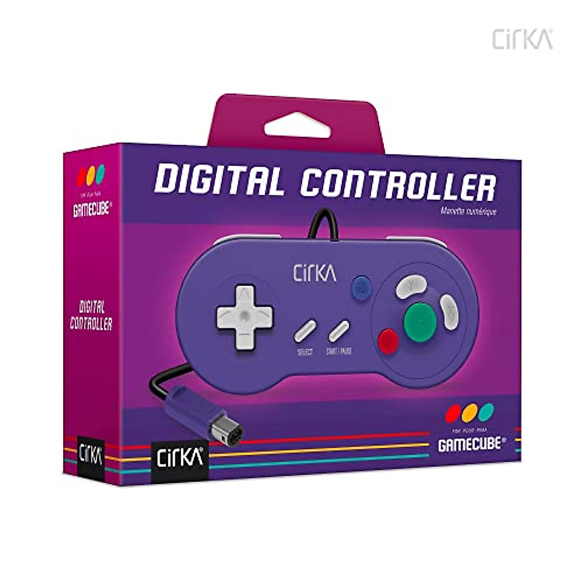 Digital Controller for GameCube® - CirKa (Purple)
