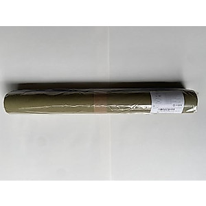 Wooqu Book Cloth, Fabric Surface and Paper Backed, Durable, Strong, 17x29”, for Book Binding, Army Green