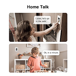 Smart Dimmer Switch with Touchscreen, ORVIBO Matter-Certified Single Pole Wi-Fi Dimmable Light Switches, Works with Alexa & Google Home, Neutral Wire Required (Dimmer)