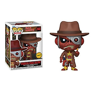 Funko Pop! Stranger in a Strange Land Eddie - Iron Maiden Chase Bundled with a Byrons Attic Pop Protector
