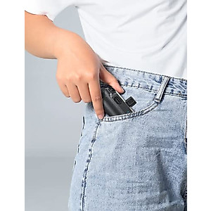 Abnoys Portable-Charger-Power-Bank - 8000mAh Mini Power Bank Ultra Compact Portable Phone Charger Battery Pack Compatible with iPhone Comes with a Type-C Conversion Interface (Black)