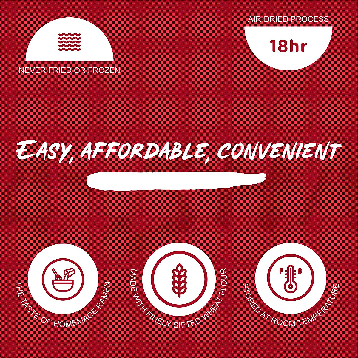 A-Sha Chewy Knife Cut Squiggly Noodles With Sesame Scallion Sauce - Healthy Ramen Noodles, 1 Bag(4 Servings)