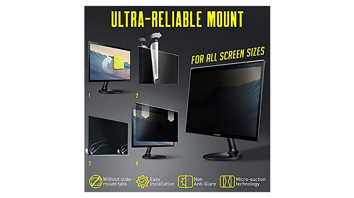 VINTEZ 17"-19" Computer Privacy Screen Filter