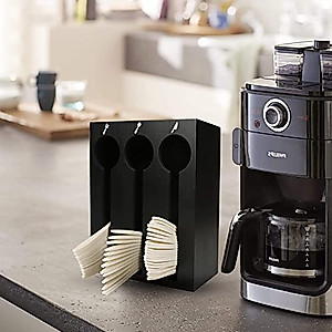 UCUDI Plastic Utensil Dispenser Cutlery Organizer Plastic Silverware Holder Caddy for Restaurant, Party, Picnics, Office