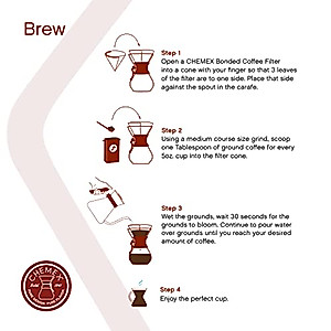 Chemex Pour-Over Glass Coffeemaker - Classic Series - 8-Cup - Exclusive Packaging