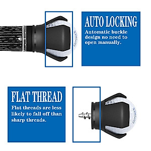 XSMSGO Golf Ball Retriever for Putter,3-Prong Golf Ball Grabber Picker Upper,with Golf Mesh Bag for Golf Accessories Golf Gift for Men(3 Pack)