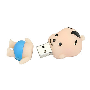 4GB Baby Shape Flash Drive USB Flash Drive Memory Stick Thum Drive USB Drive USB Flash Disk U Disk Pen Drive USB Disk Flash Memory External Storage USB Stick PenDrive (Blue)