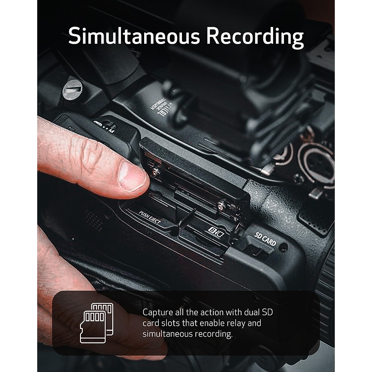 Canon XA70 Pro Camcorder 1” 4K UHD CMOS Sensor, Dual-Pixel CMOS AF, 15x Optical Zoom, 600x Digital Zoom, Image Stabilization, HDMI, USB Live Streaming, Time Stamp On-Screen Disp. Recording, XLR inputs