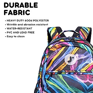 J World New York Cornelia School Backpack for Kids. Cute Womens Laptop Bookbag, Quantum, 18 X 12.5 X 8 (H X W X D)