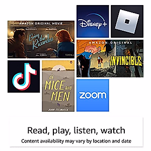 Certified Refurbished Amazon Fire 7 tablet, 7” display, 32 GB, 10 hours battery life, light and portable for entertainment at home or on-the-go, (2022 release), Denim