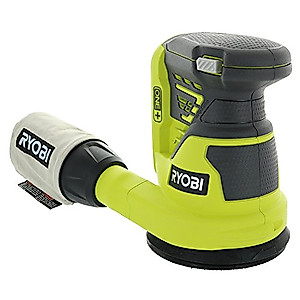 Ryobi P411 One+ 18 Volt 5 Inch Cordless Battery Operated Random Orbit Power Sander (Battery Not Included / Power Tool Only)