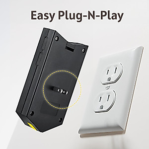 Ultrasonic Indoor Plug-in Bluetooth Rodent Repeller, Indoor Rodent Repellent for Home, Kitchen, Office, Storage, Restaurant, Rat, Mouse Traps, Mice, repelente ultrasónico de roedores, ratón, rata