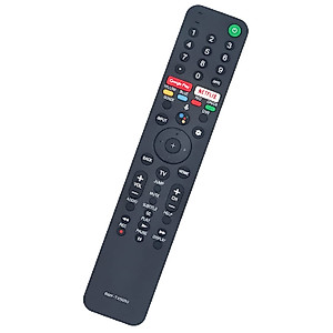 RMF-TX500U Voice Replace Remote Applicable for Sony Bravia TV KD-75X75CH XBR-55A8H XBR-55X950G XBR-65A8H KD-65X750H XBR-49X950H XBR-75X900H XBR-75X850G XBR-65X90CH KD-65X75CH XBR-65X950G XBR-75X950G