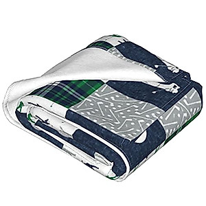 Golf Blanket Throw Soft Fleece Ultra Warm Plush Flannel Blanket for Bed Travel Sofa Couch Office Home Lightweight Gifts Women Men 60"x50"