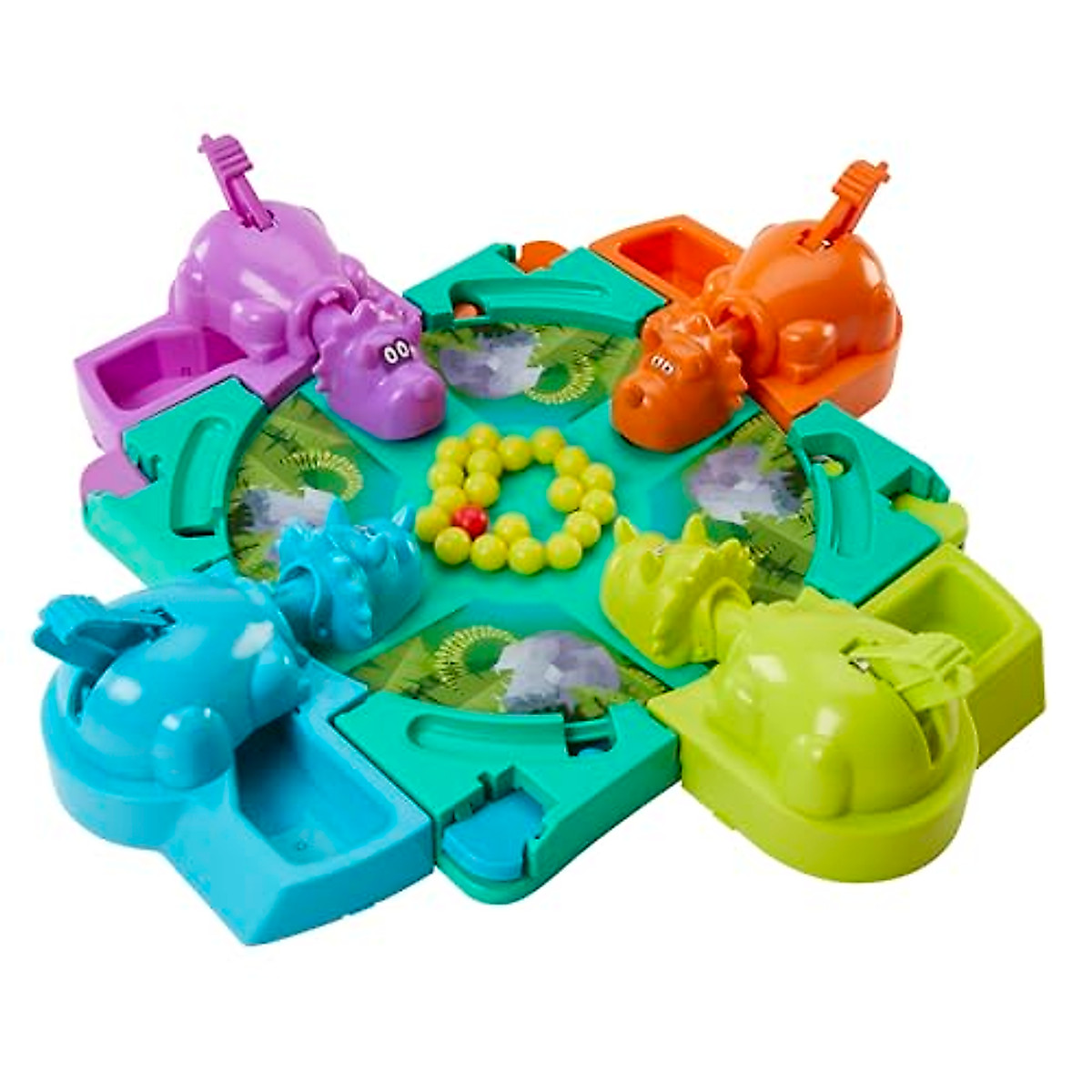 Hasbro Gaming Hungry Hungry Hippos Dino Edition Board Game, Pre-School Game for Ages 4 and Up; for 2 to 4 Players (Amazon Exclusive)