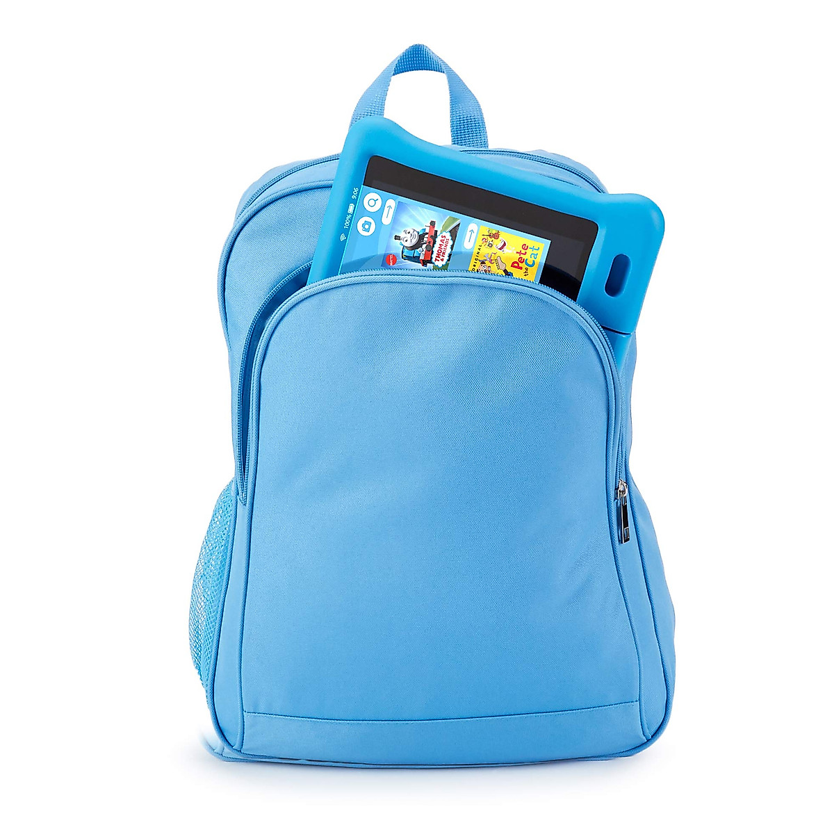 Amazon Exclusive Kids Backpack, Blue (Compatible with Kids Fire 7", 8", and 10" Tablet and Kindle Kids Edition)