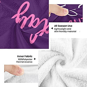 Omokil 100th Birthday Gifts for Women, Gift for 100 Year Old Female,100 Birthday Decorations, 100th Birthday Gifts Ideas for Grandma, Mom, Friend, Sister, Wife, Aunt, Coworker Blanket (50" X 60")