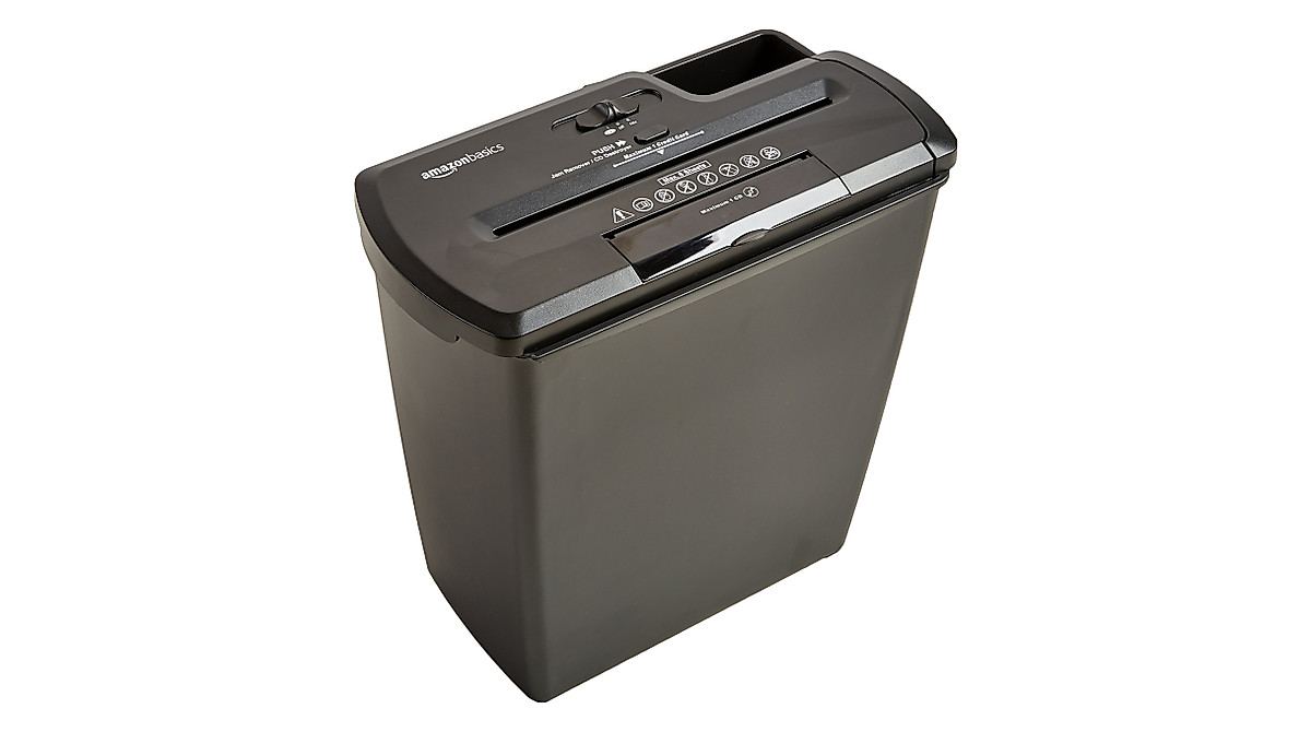 Amazon Basics 8-Sheet Shredder & Folders - Green Office Organizer