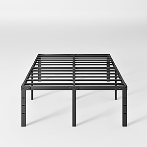 AGXI 20 Inch King Bed Frame No Box Spring Needed, Heavy Duty Tall Metal Platform with Large Storage Space, Easy Assembly Strong Bearing Capacity, Noise Free