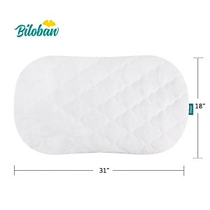 Bassinet Mattress Cover Compatible with Halo Bassinest Swivel Sleeper Bassinet Mattress Only, Waterproof and Soft
