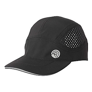 Running Hat for Men - Dry Fit Running Cap for Women, Tennis Hats, Breathable Hat, Workout Cap for Baseball,Sweat Wicking Hat Black