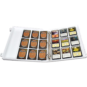 UniKeep Card Storage Case for Magic The Gathering Game with 20 Playing Card Pages - Holds up to 360 MTG Cards (Flames)