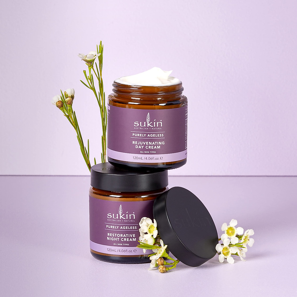 Sukin Purely Ageless​ Rejuvenating Day Cream​, 4.06 fl oz