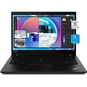 Lenovo ThinkPad P14s Mobile Workstation Laptop for Designer, Architecture, Engineering (14" FHD Touchscreen, AMD 8-core Ryzen 7 Pro 5850U (Beat i7-1165G7), 32GB RAM, 1TB SSD) FP, Win 11 Pro, Black
