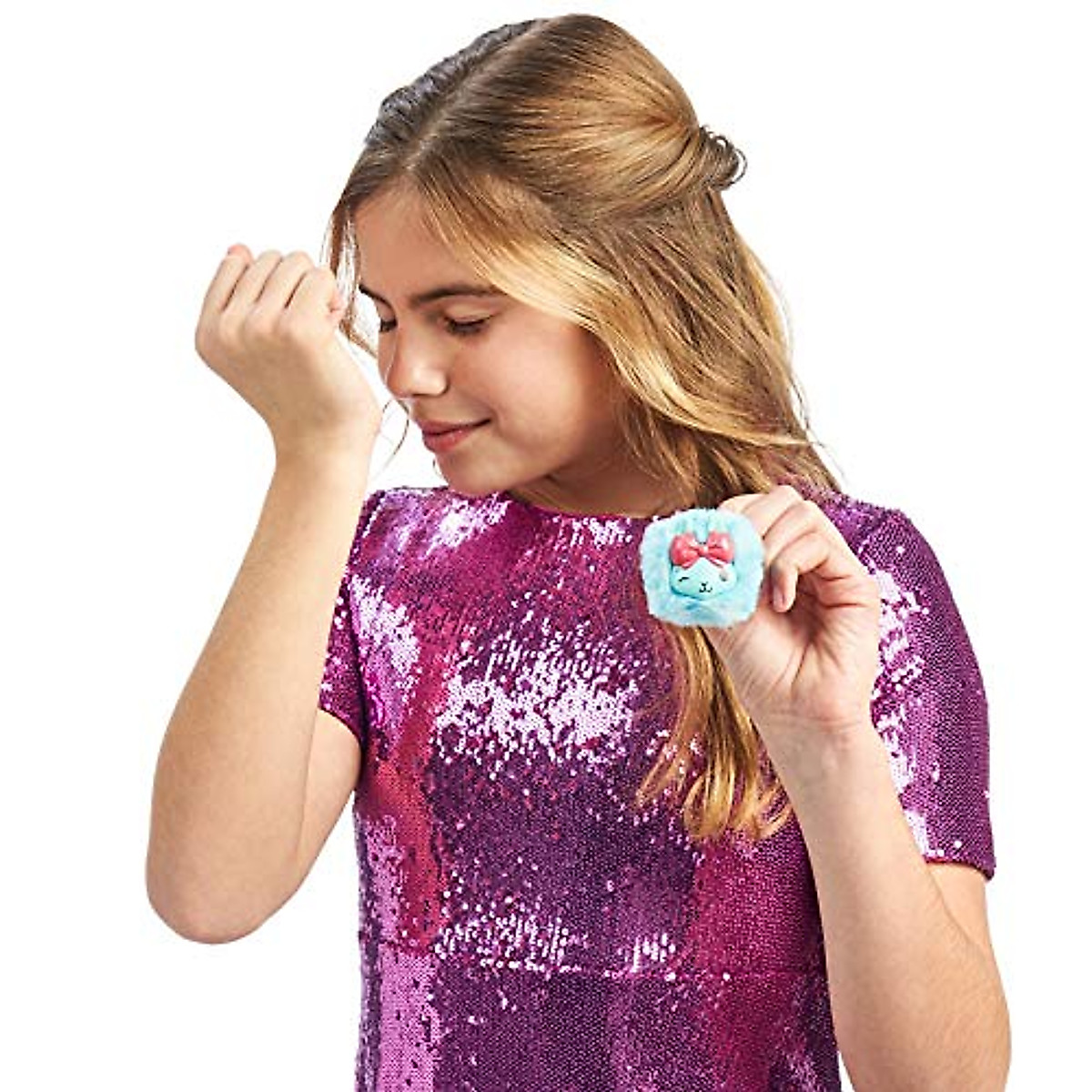 Pikmi Pops Cheeki Puffs - 1pc Collectible Scented Shimmer Plush Toy in Small Perfume - 2 Pack, Multicolor