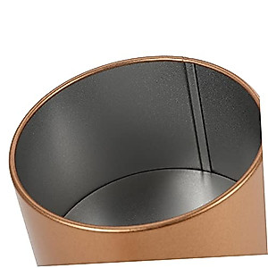 Coffee Tins 4 Pcs Boxes Tin Box with Window Container with Lid Mini Food Containers Cookie Containers Metal Box with Lid Small Tin Box Cake Boxes Cupcake Packaging Container