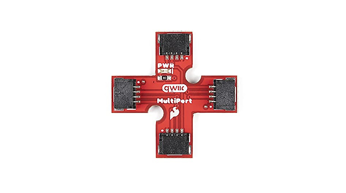 SparkFun Qwiic MultiPort - 4x Qwiic Connectors, 2x 4-40 Mounting Points ...