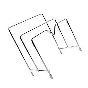 NUOBESTY 2pcs Stainless Steel Over The Sink Dish Rack in-Sink Dish Racks Stainless Dish Rack in Sink Dish Rack Dish Drying Rack Cutting Board Holder Chopping Board Drain Rack Dish Shelf
