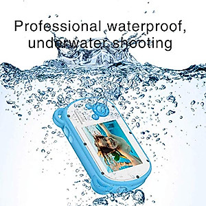 LKYBOA Waterproof Children's Camera -for Kids Video Cameras Kids Digital Camera 8MP 1080P HD Toys for 3-10 Year Old Girl with (Color : Red)