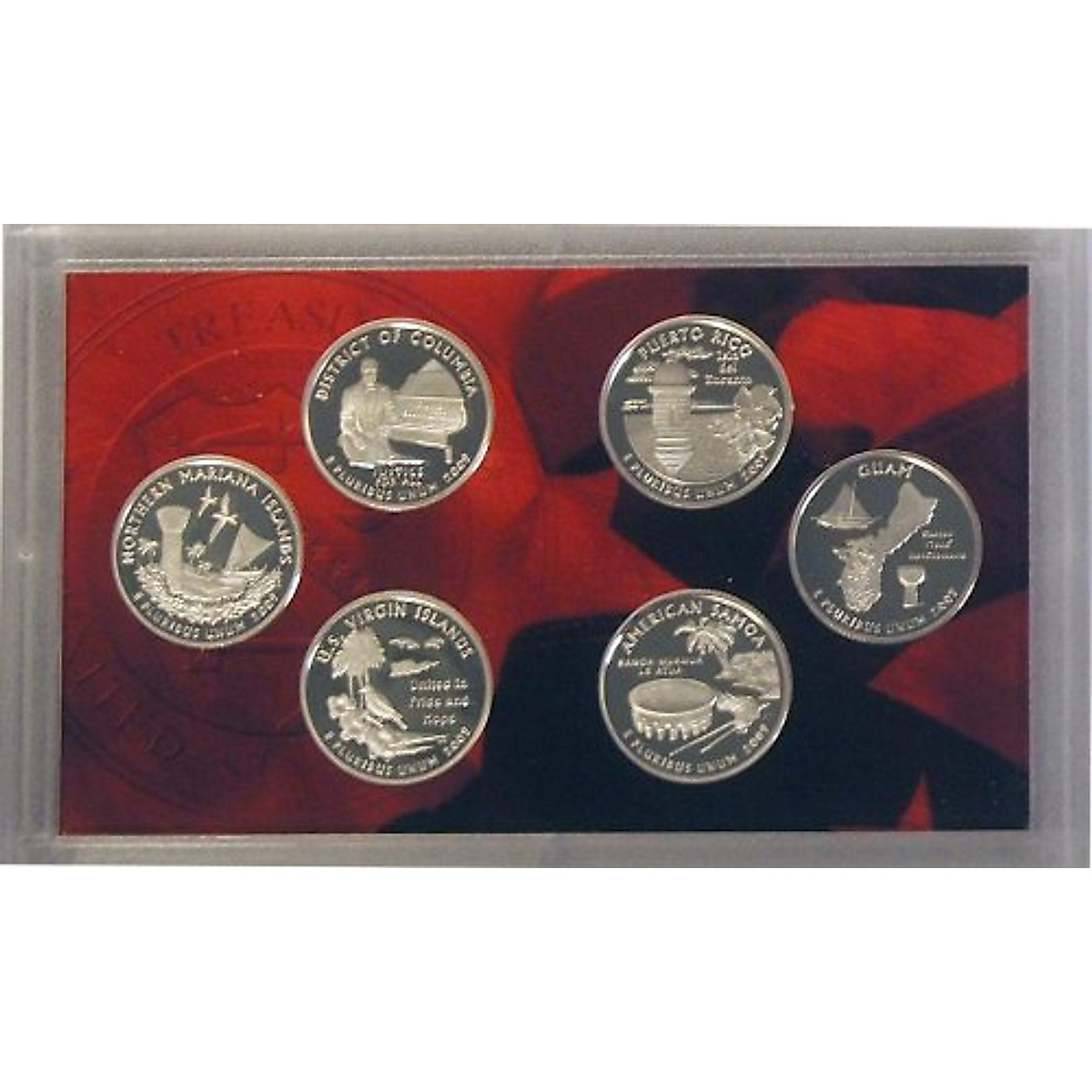 2009 Silver Proof US Territories Quarter Set in Original Mint Packaging