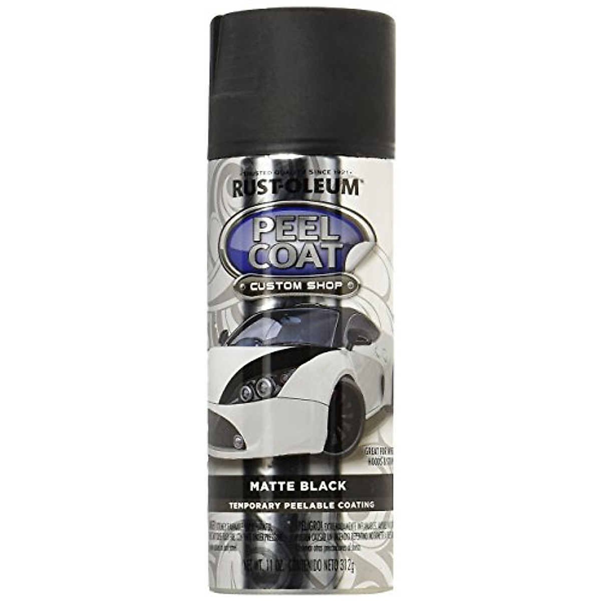 Rust-Oleum 284279 Peel Coat 11OZ BLK Matte PeelCoat, 11 Ounce (Pack of 1)