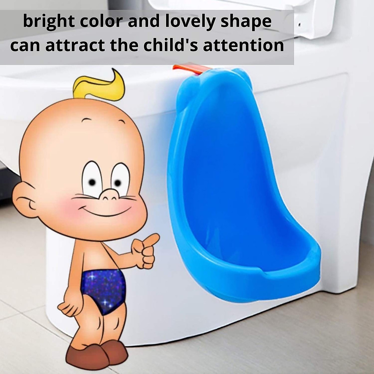 Travel Supplies - Children Toddler Standing Potty Toilet Urinal Baby Bathroom Hanging Pee Trainer - Dangling Infant Suspended Child Pendant Babe Supported Sister Suspension Cocker - 1PCs