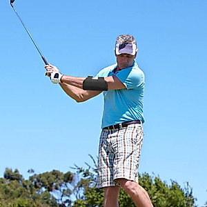 Golf Swing Training Aid Elbow, Golf Swing Trainer, Straight Arm Golf Training Aid with TIK-Tok Sound Notifications, Posture Correction Brace of Golf Swing for Beginners Training