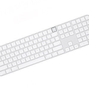 Keyboard Cover for Apple Magic Keyboard with Touch ID and Numeric Keypad Model A2520, for 2023 2021 iMac 24-inch M3 M1 Chip & 2022 Mac Studio Ultra Thin HD Clear Keyboard Protector Cover Skin