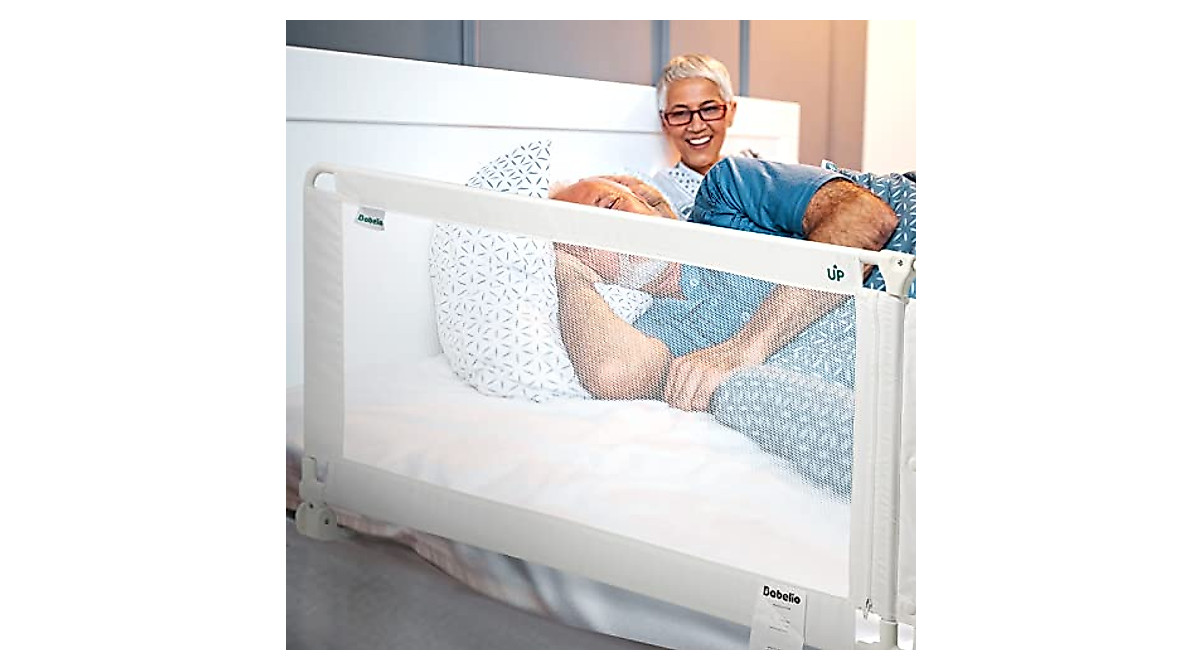 BABELIO Toddler Bed Rails, 39"-51" Extendable Baby Bed Guard Rail for ...