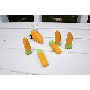 Bunny and Carrot Bowling Game by Jack Rabbit Creations-Develops Coordination and Fine Motor Skills