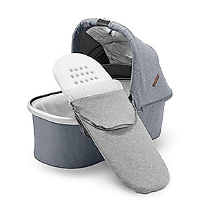 UPPAbaby Mattress Cover for Bassinet -Light Grey