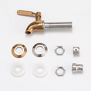 Stainless Steel Watermelon Keg Tap Kit - [Leakproof] [NO Clog] Pumpkin Fruit Keg Tapping with Coring Tool, [Adjust Shank] Watermelon Spigot for Cocktail Party-Ice Tea Drink Dispenser Spout