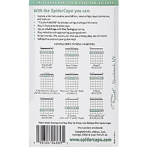 Creative Tunings SpiderCapo Standard - The Studio Grade Capo