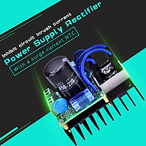 Rectifier Board Module, 0-220V AC to 0-311V DC Rectifier Power Supply Board Universal Mutiple Against Power Supply Board