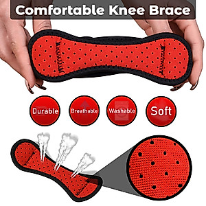 Abco Tech Patella Knee Strap (Black - 2 Pack) - Knee Pain Relief - Tendon and Knee Support for Running, Hiking, Soccer, Basketball, Volleyball and Exercise - Runners Knee Stabilizer - Adjustable Band