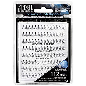 2 Set of 112 Ardell Multipack Individual Lashes, Knot-Free Medium bundled by Maven Gifts