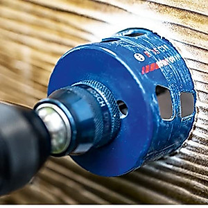 Bosch Professional 1x Expert Tough Material Hole Saw (for Wood with Metal, Ø 35 mm, Accessories Rotary Impact Drill)