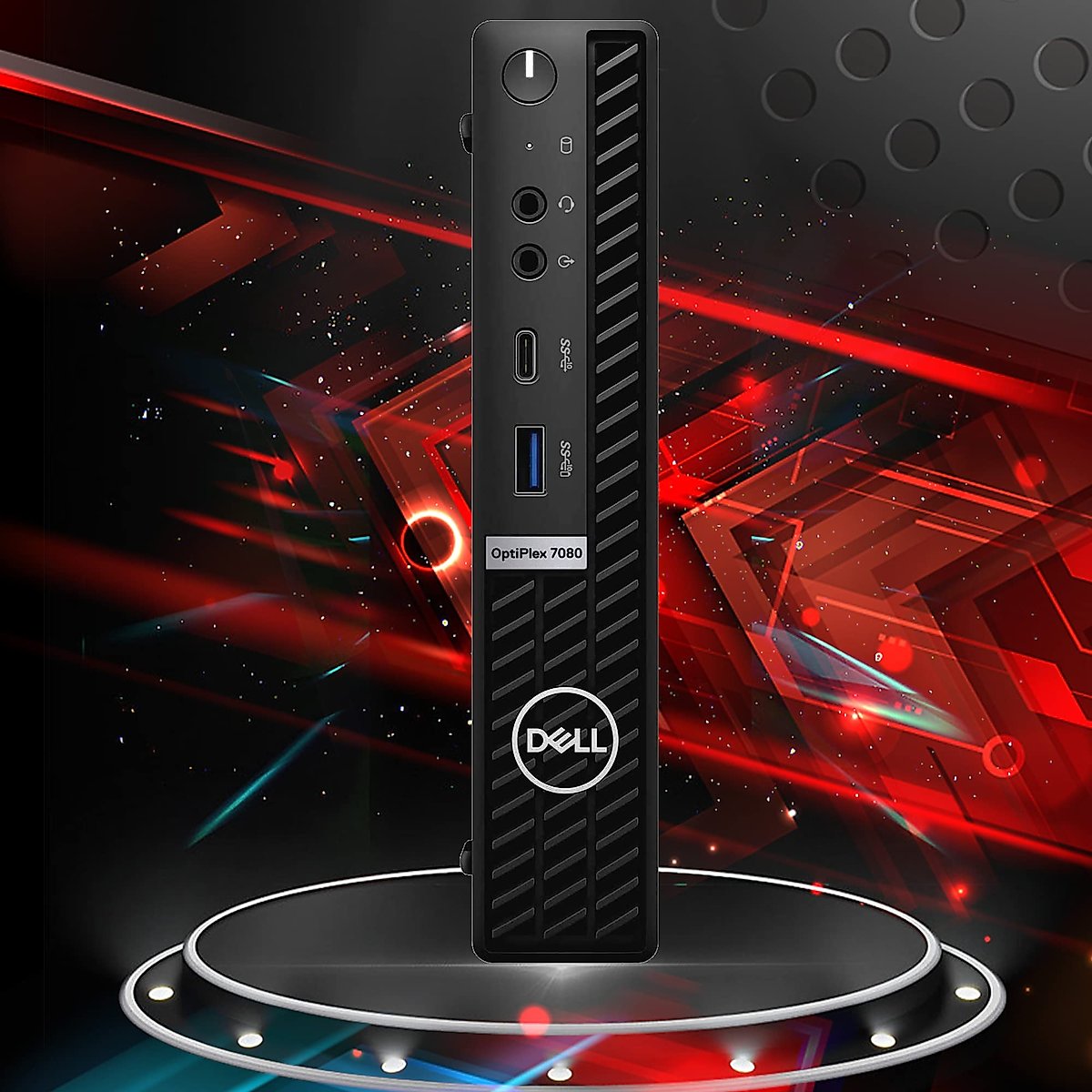 Dell OptiPlex 7080 XE Mini PC Business Desktop, Intel Core i5-10500T Processor, 16GB DDR4 RAM, 512GB PCIe SSD, Wi-Fi 6, Bluetooth 5.1, Ethernet, Windows 11 Pro, Black