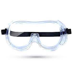 Safety Goggles Eye Protection Anti Fog Over Glasses Scratch Resistant Vented
